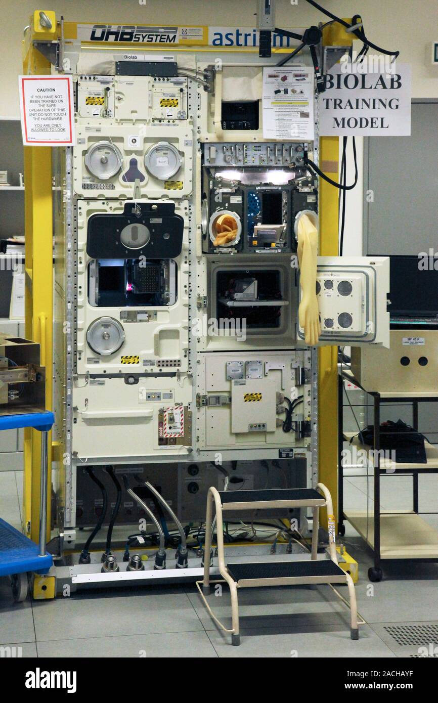 ISS Biolab training station. This is the training station for the ...