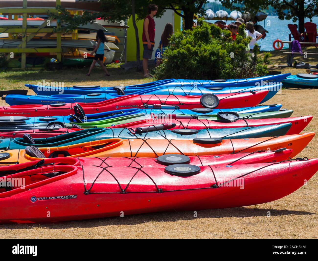 Kayaks On Ground High Resolution Stock Photography and Images - Alamy