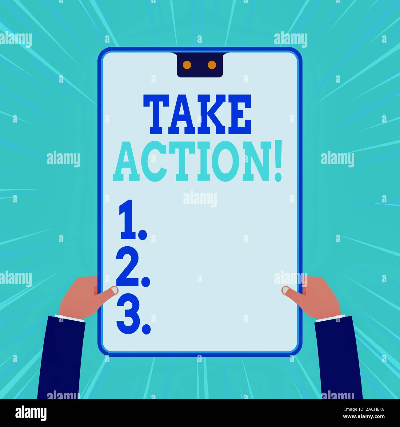 Conceptual hand writing showing Take Action. Concept meaning do ...