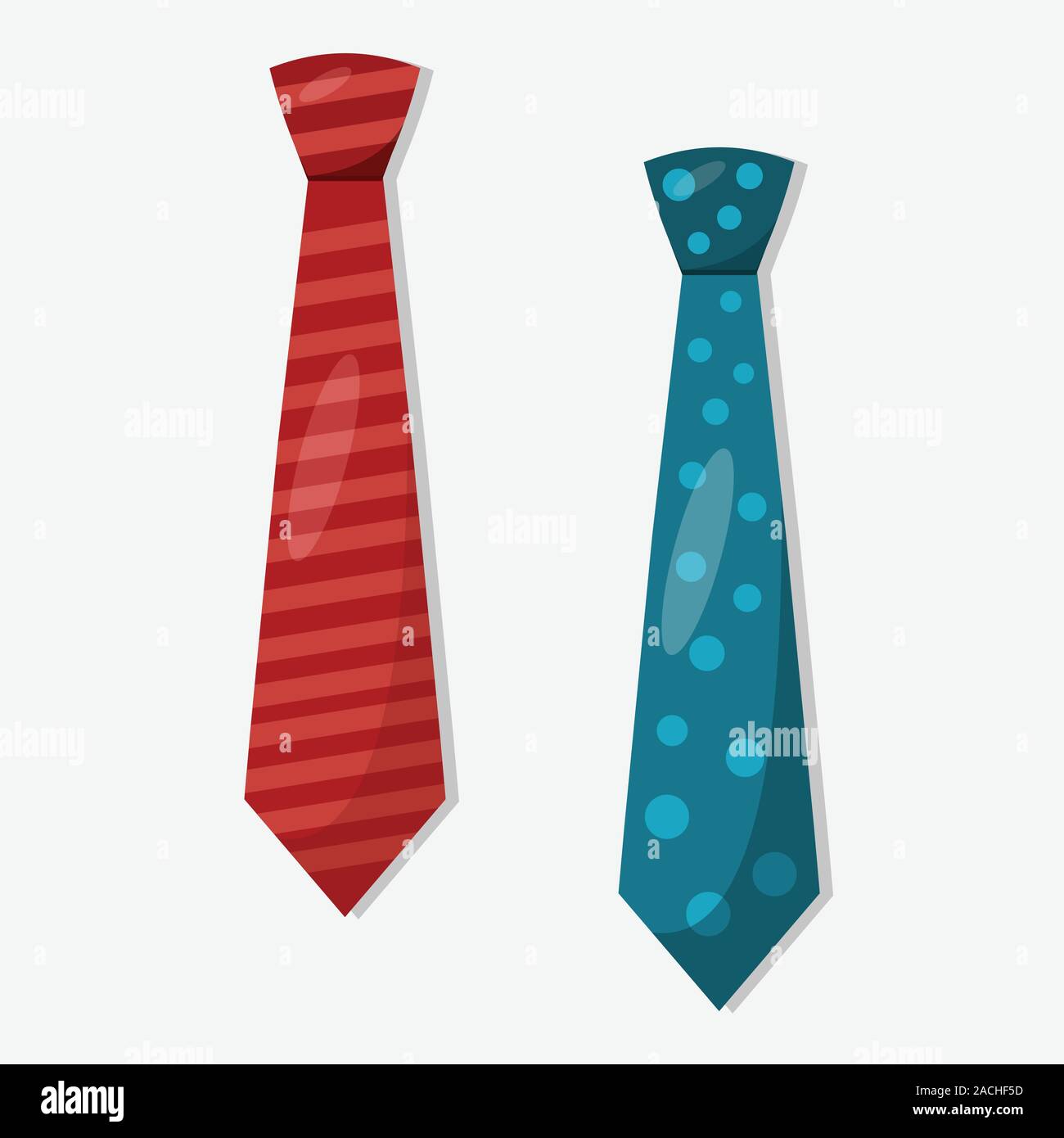 necktie vector illustration on white background Stock Vector Image ...