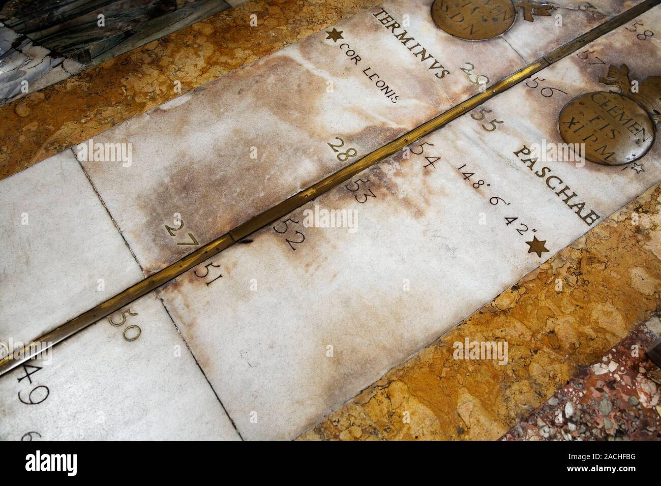 In 1702 Pope Clement XI inaugrated the meridian line he commissioned ...