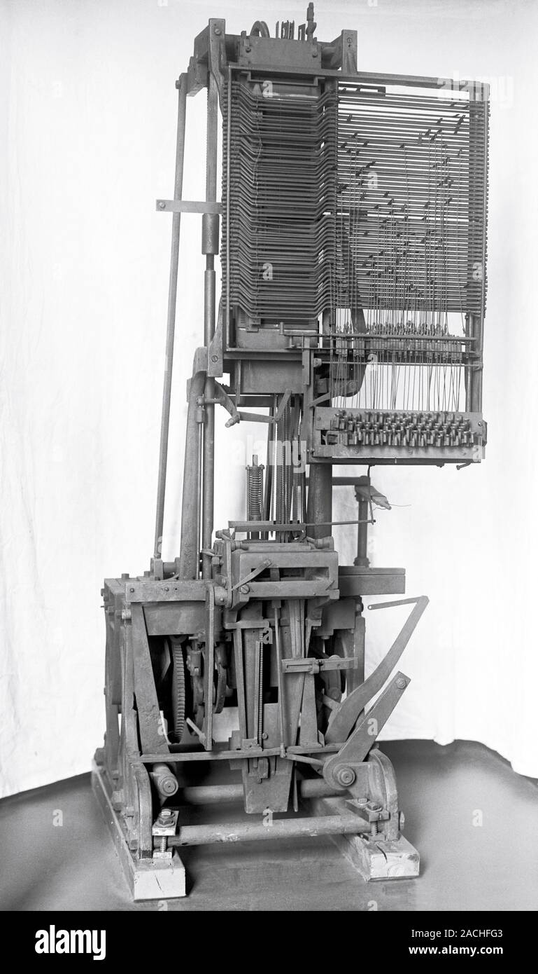 Linotype machine. The linotype, invented by Ottmar Mergenthaler in 1886 ...