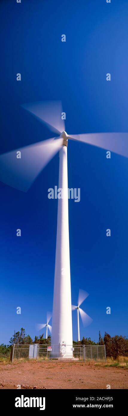 Wind turbine. Photographed in Prince Edward Island, Canada Stock Photo ...