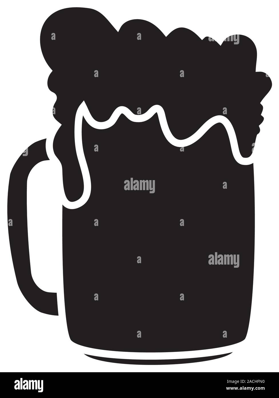 Isolated beer mug vector design Stock Vector Image & Art - Alamy