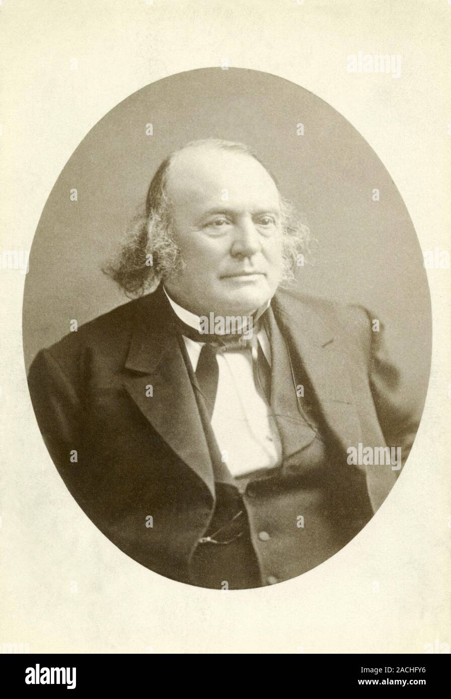 Louis Agassiz (1807-1873), Swiss-US geologist. Agassiz was born in ...