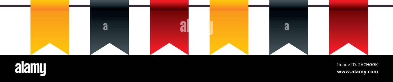 Isolated banner pennant vector design Stock Vector Image & Art - Alamy