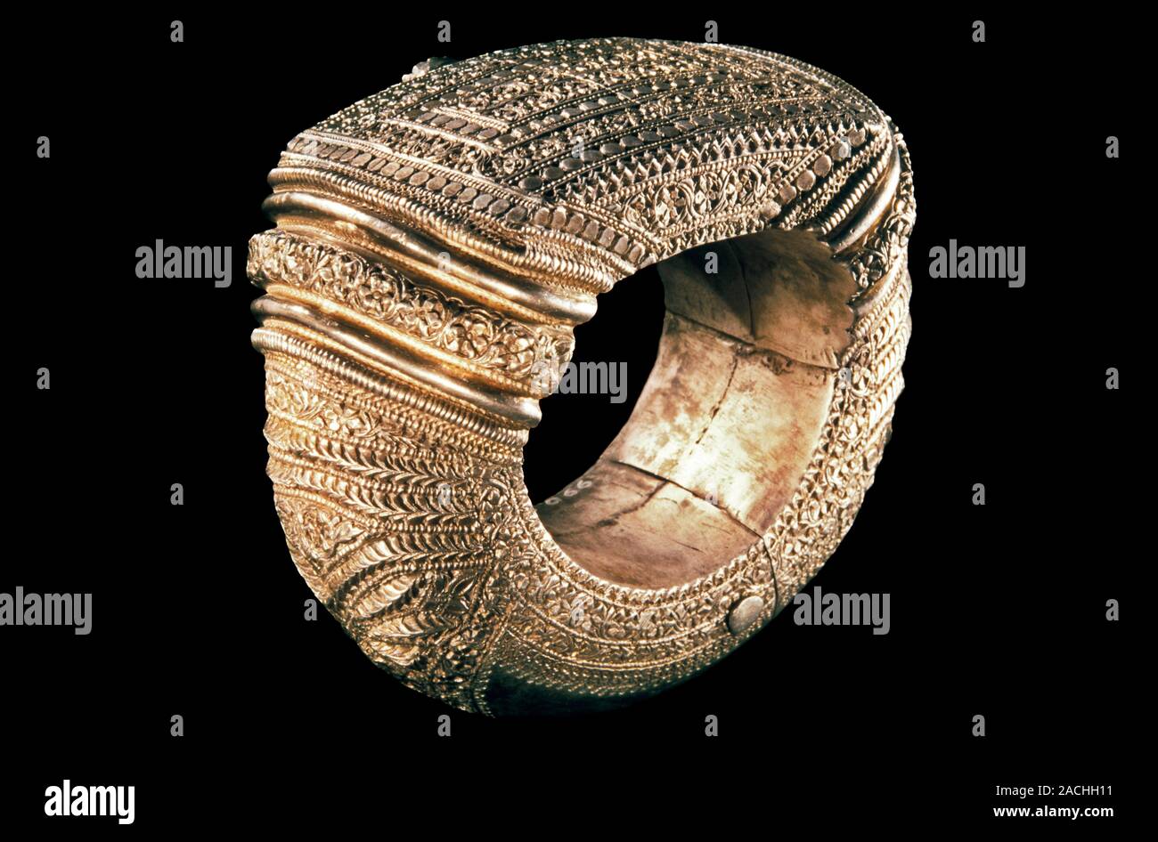 Omani silver bracelet Stock Photo - Alamy