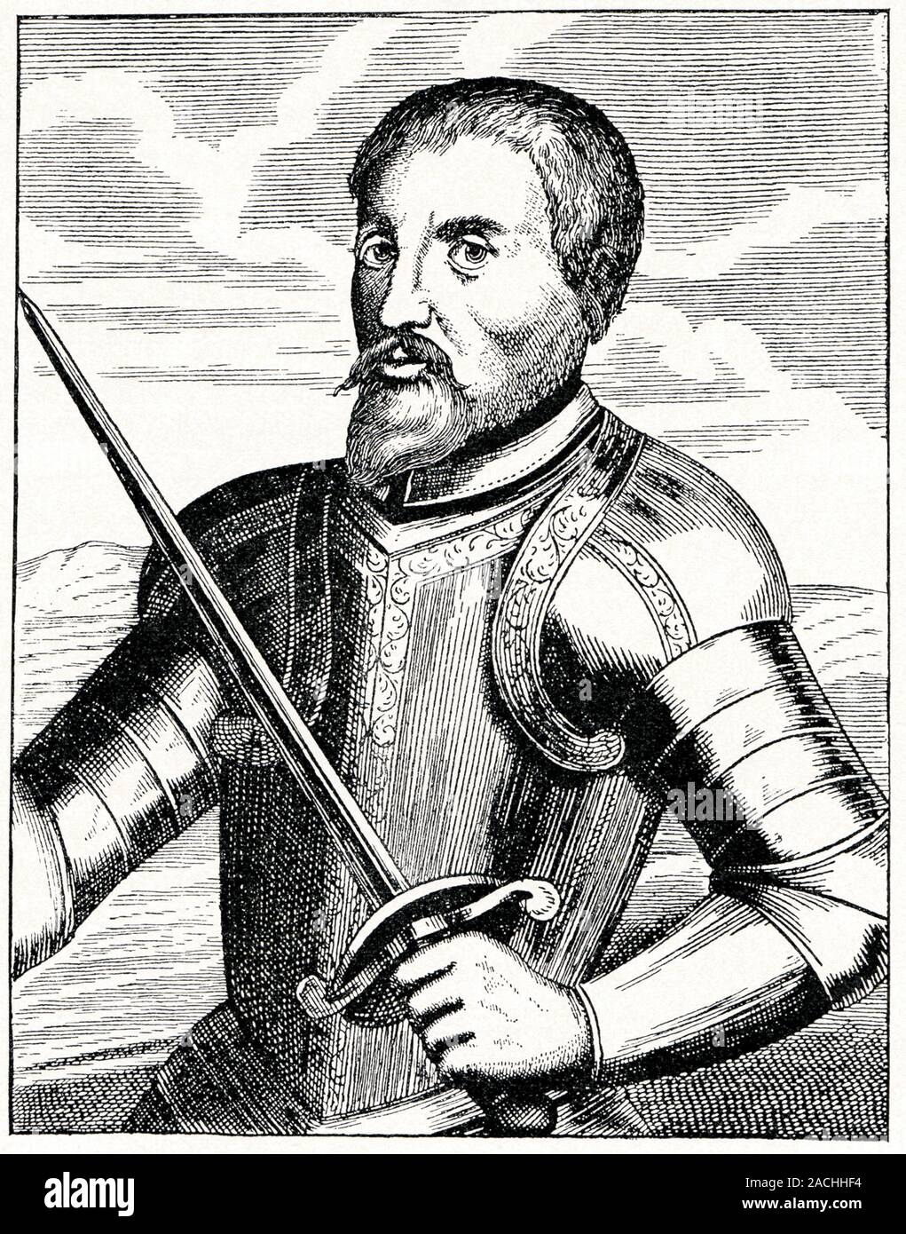 Hernando de Soto (c.1496-1542), Spanish explorer and conquistador. Soto ...