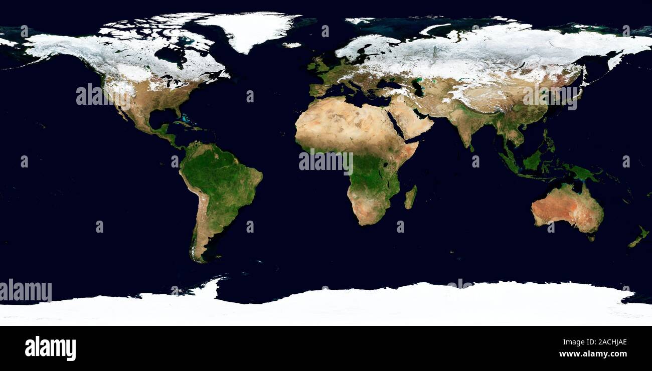 World Map. Blue Marble: Next Generation cloud-free true-colour ...