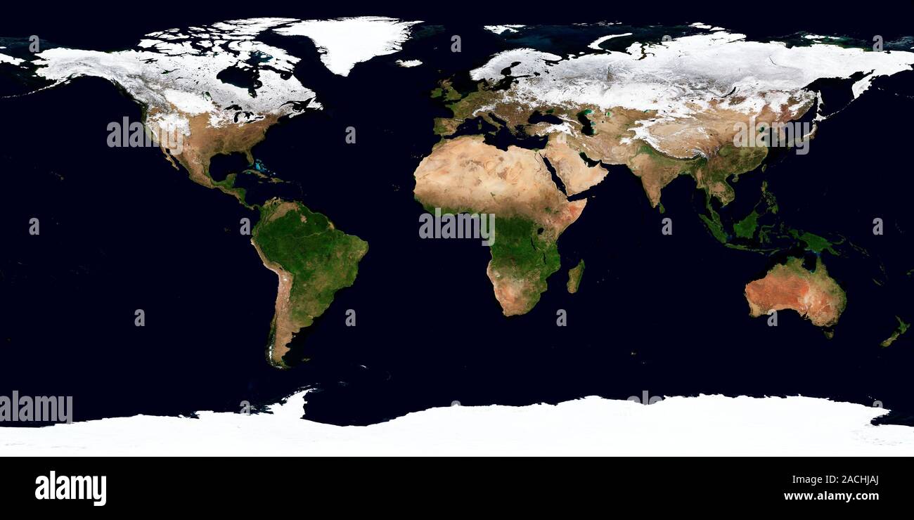 World Map. Blue Marble: Next Generation cloud-free true-colour ...