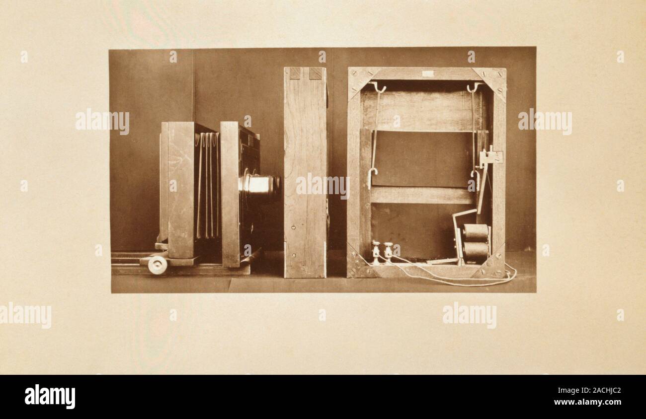 Muybridge motion study camera. This is one of the cameras used by the ...
