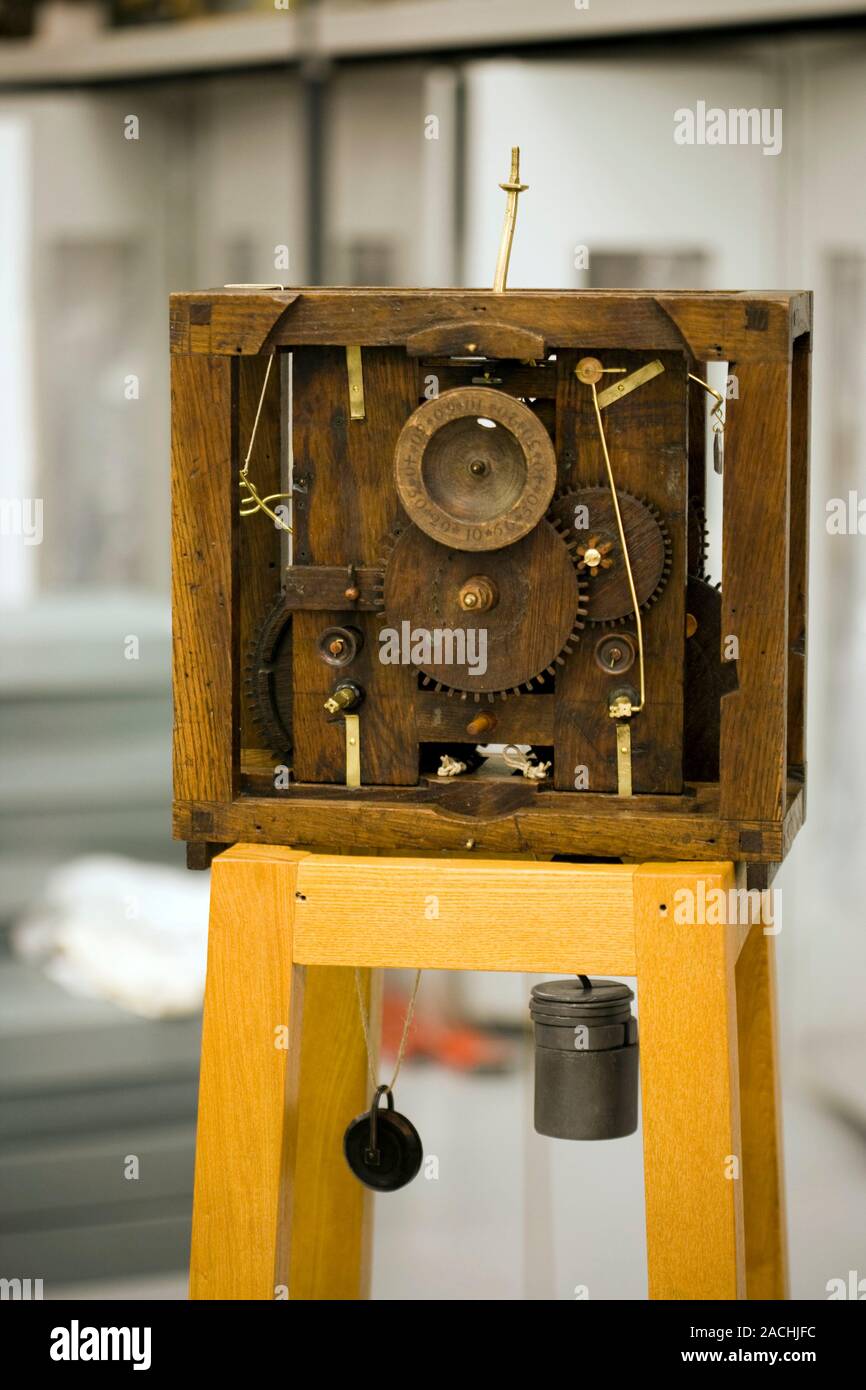 Harrison's Precision Pendulum Clock 2, after dismantling to reveal the ...
