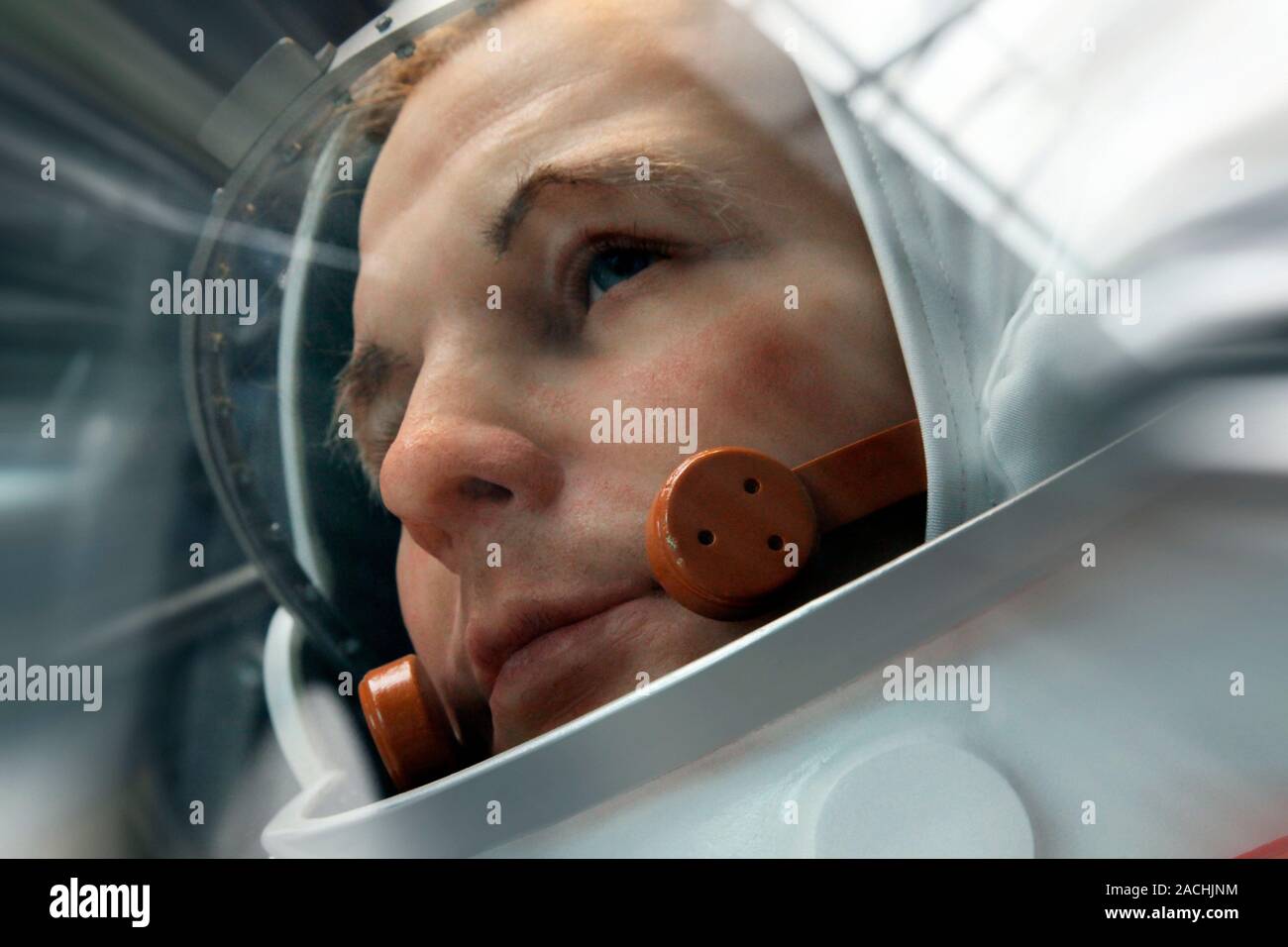 Yuri Gagarin (1934-1968), Soviet cosmonaut and first human in space, in ...