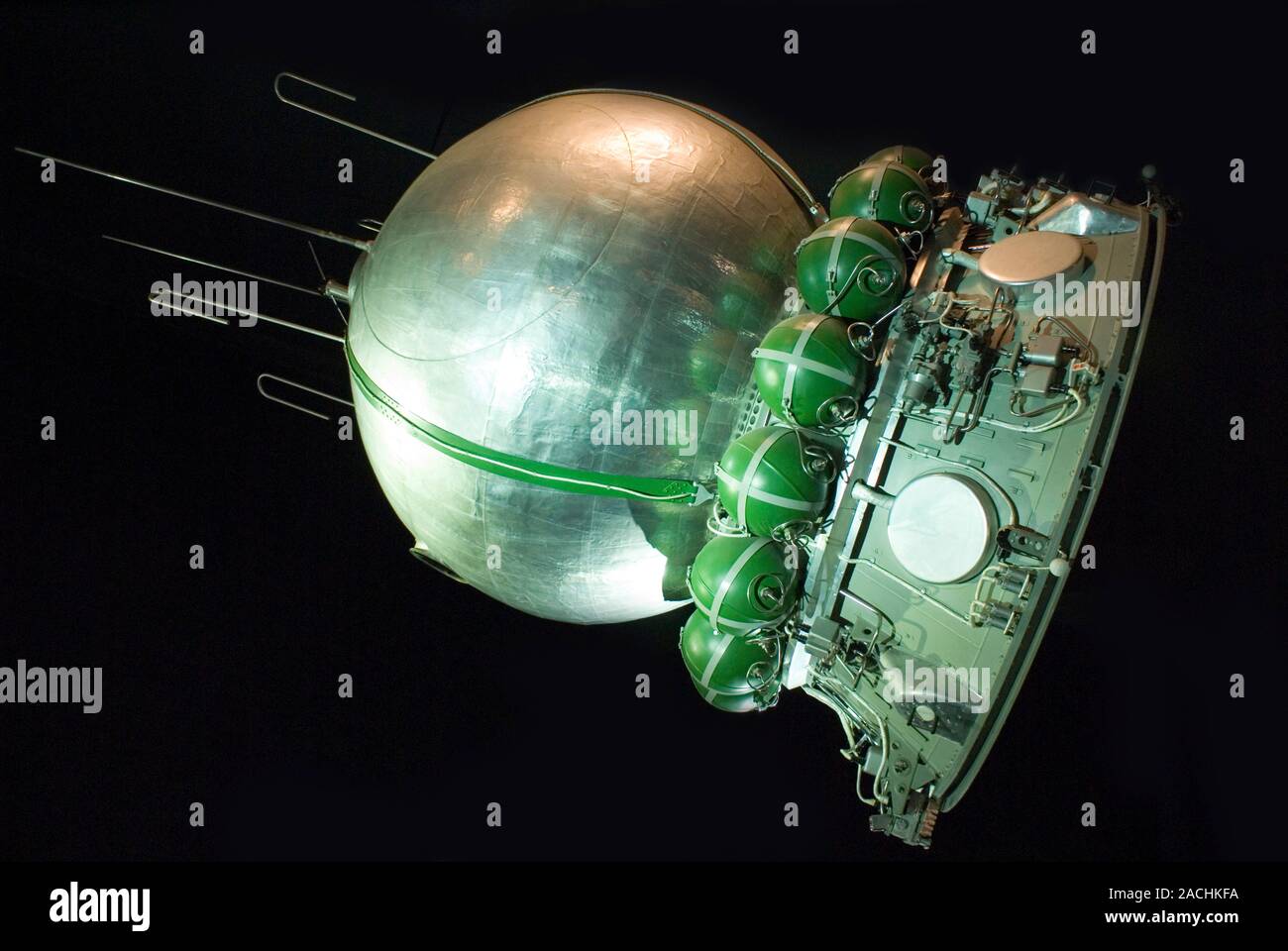 Vostok 1 spacecraft display at the Air and Space Museum, Le Bourget ...