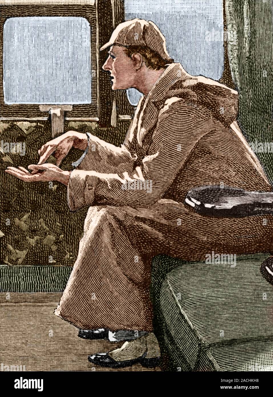 Sherlock Holmes, fictional detective created by Aurthur Conan Doyle ...