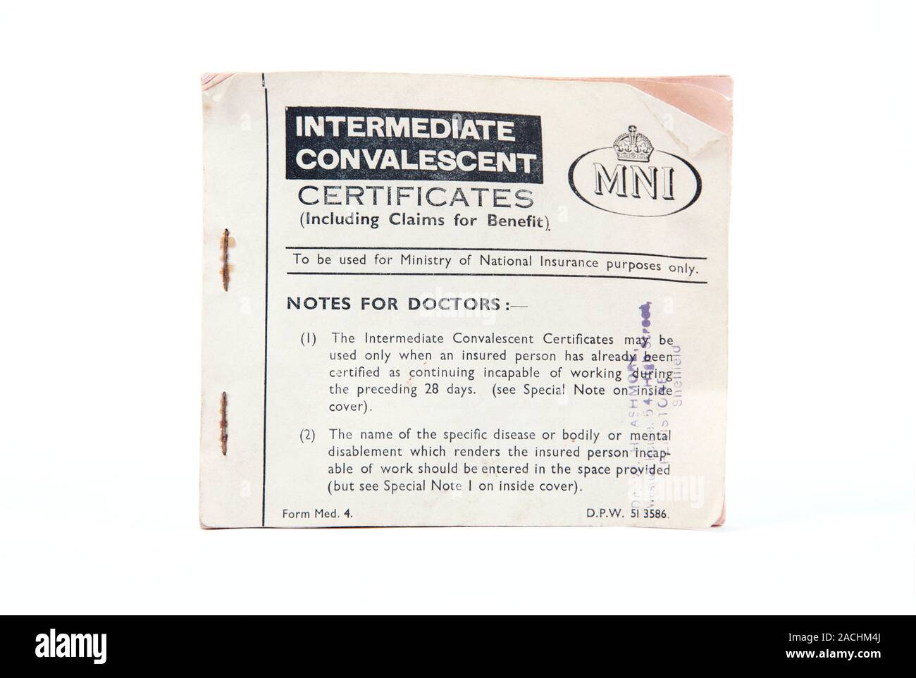 Intermediate Convalescent Certificate. This certificate was issued by a ...