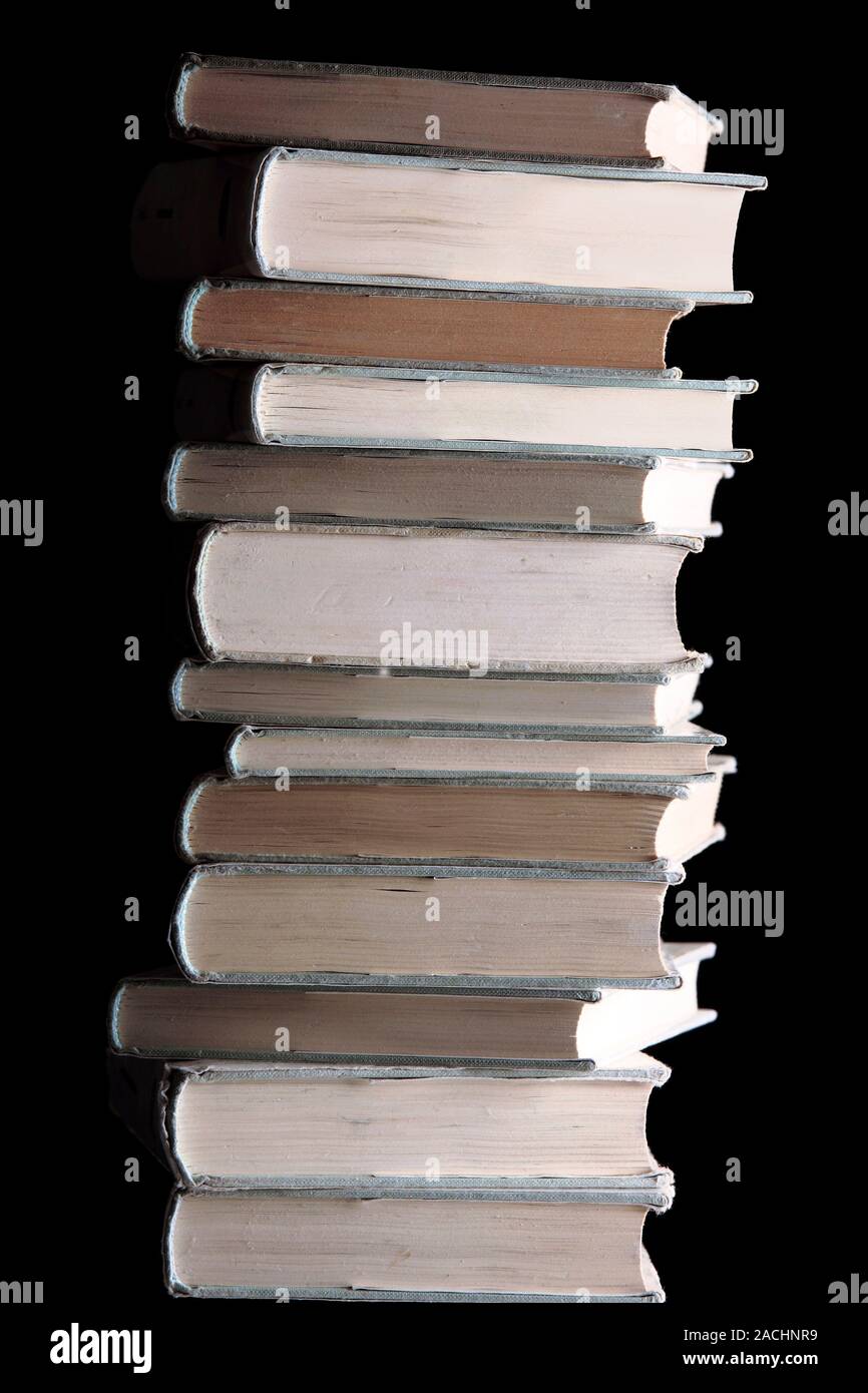 Stack of books Stock Photo - Alamy