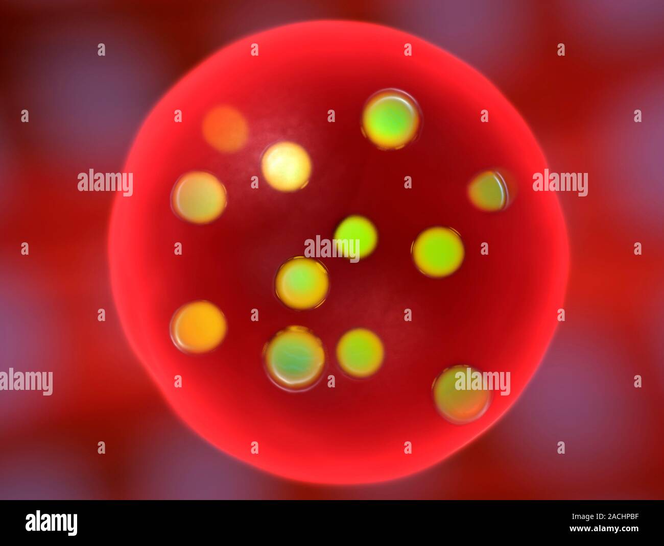 Plum pudding model of the atom, artwork. This model was proposed by the ...