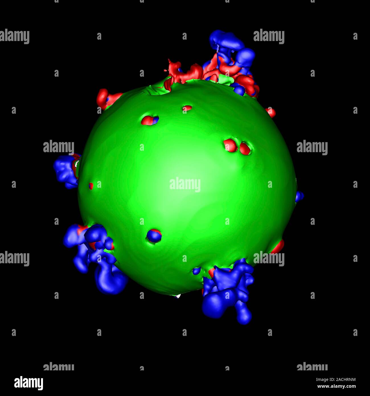 Supernova explosion. 3D supercomputer simulation of a supernova ...