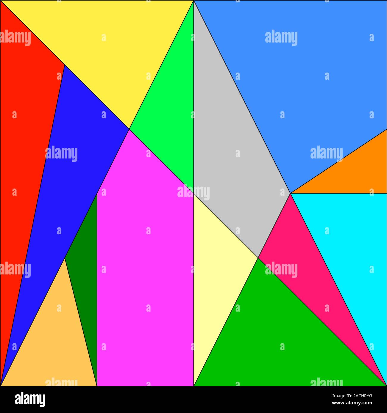 Stomachion puzzle. This mathematical puzzle is derived from a treatise ...
