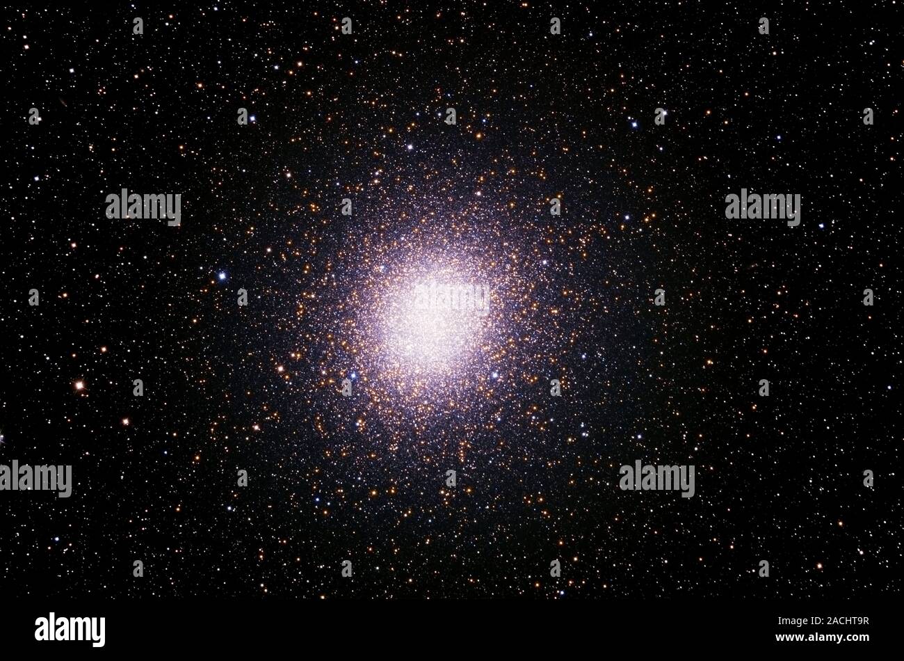 Omega Centauri (NGC 5139), the largest of the globular star clusters in our galaxy, optical ...