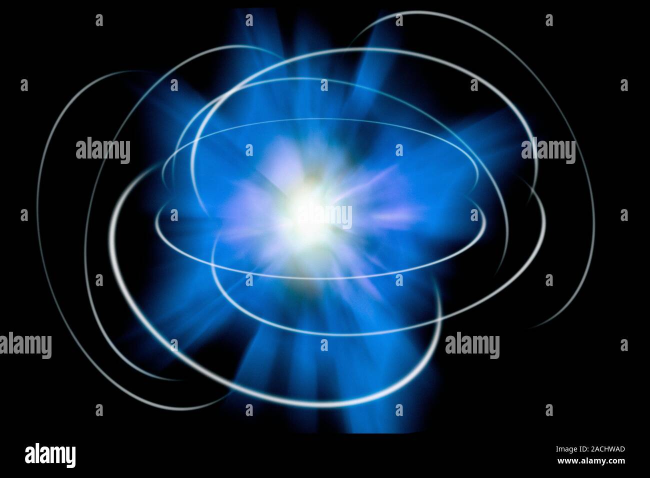 Atomic energy, conceptual computer artwork Stock Photo - Alamy