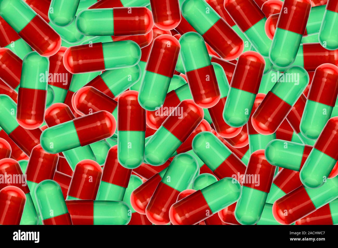 Drug capsules, computer artwork Stock Photo - Alamy