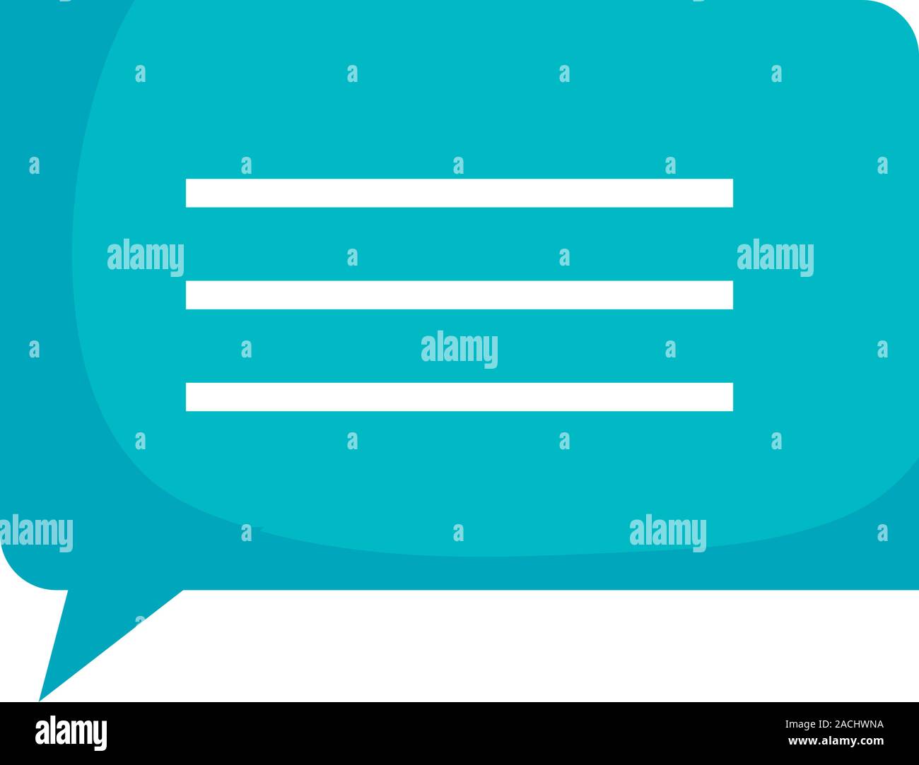 speech bubble symbol isolated icon Stock Vector Image & Art - Alamy