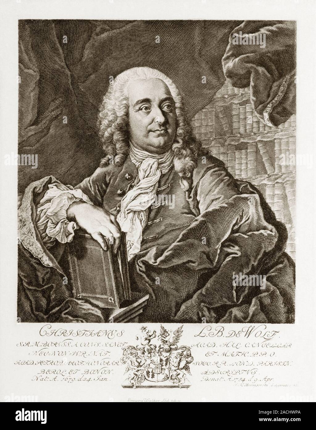 Christian Wolff (1679-1754), German philosopher. Wolff was born at ...