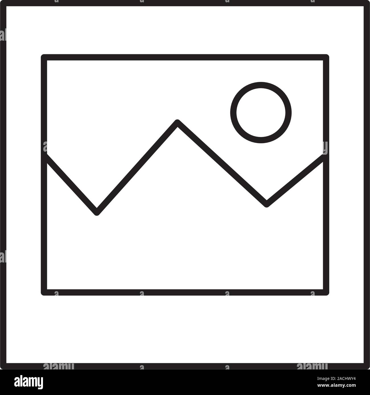 picture file symbol line style icon Stock Vector Image & Art - Alamy