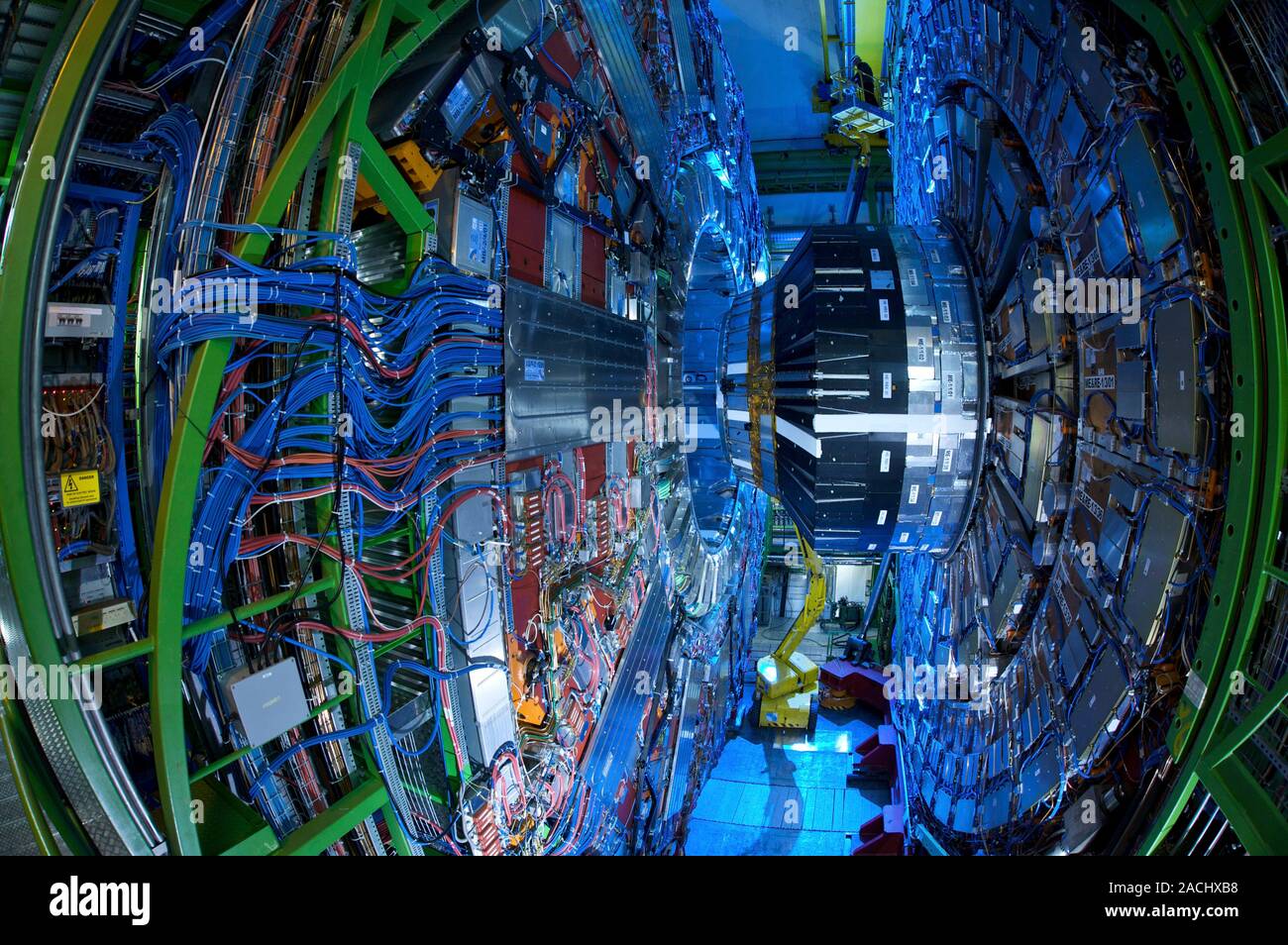 Cms Detector Part Of The Cms Compact Muon Solenoid Detector At Cern The European Particle