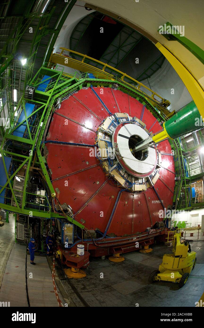 Cms Detector Part Of The Cms Compact Muon Solenoid Detector At Cern
