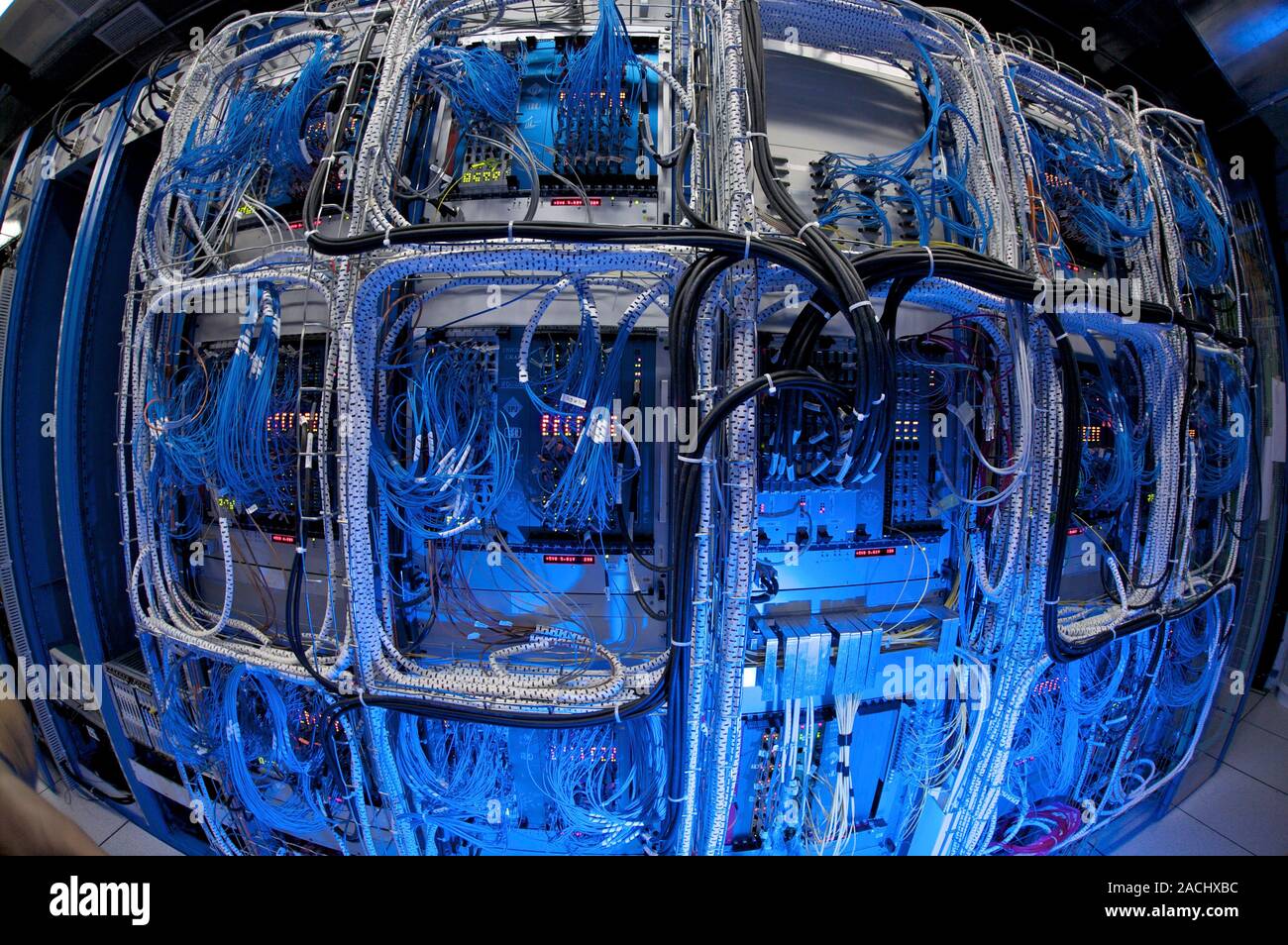 CMS experiment control room. Hardware in the CMS (Compact Muon Solenoid ...