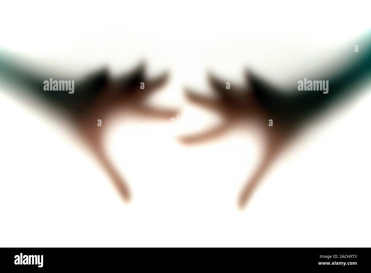 Hand shapes, abstract image Stock Photo - Alamy