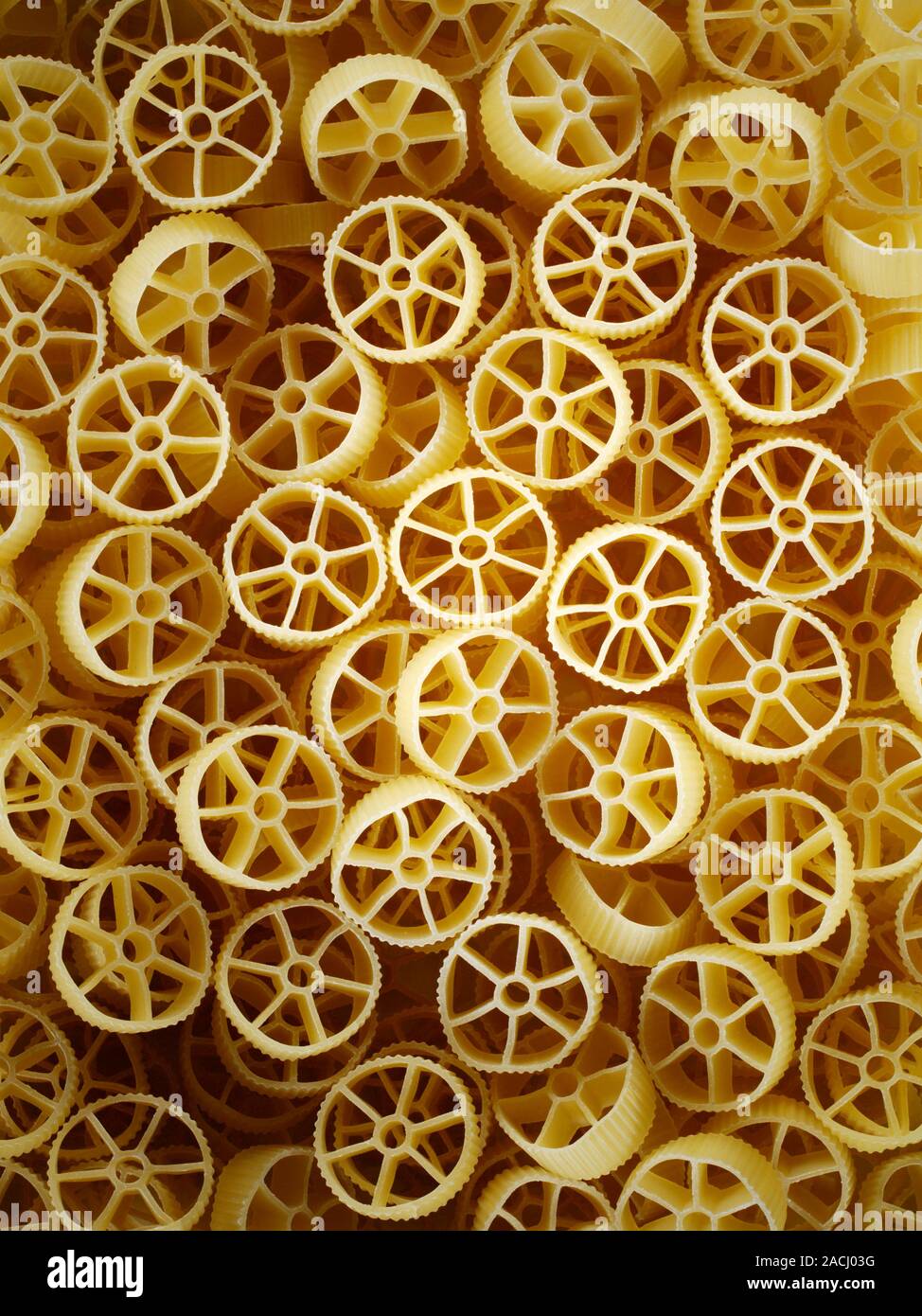 Dried rotelle pasta Stock Photo - Alamy