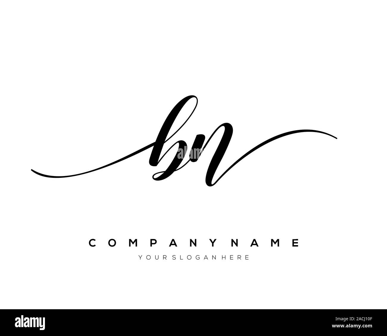 Initial letter bn Black and White Stock Photos & Images - Alamy