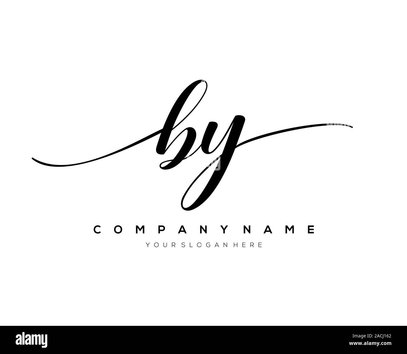 Beauty vector with letters Stock Vector Images - Alamy