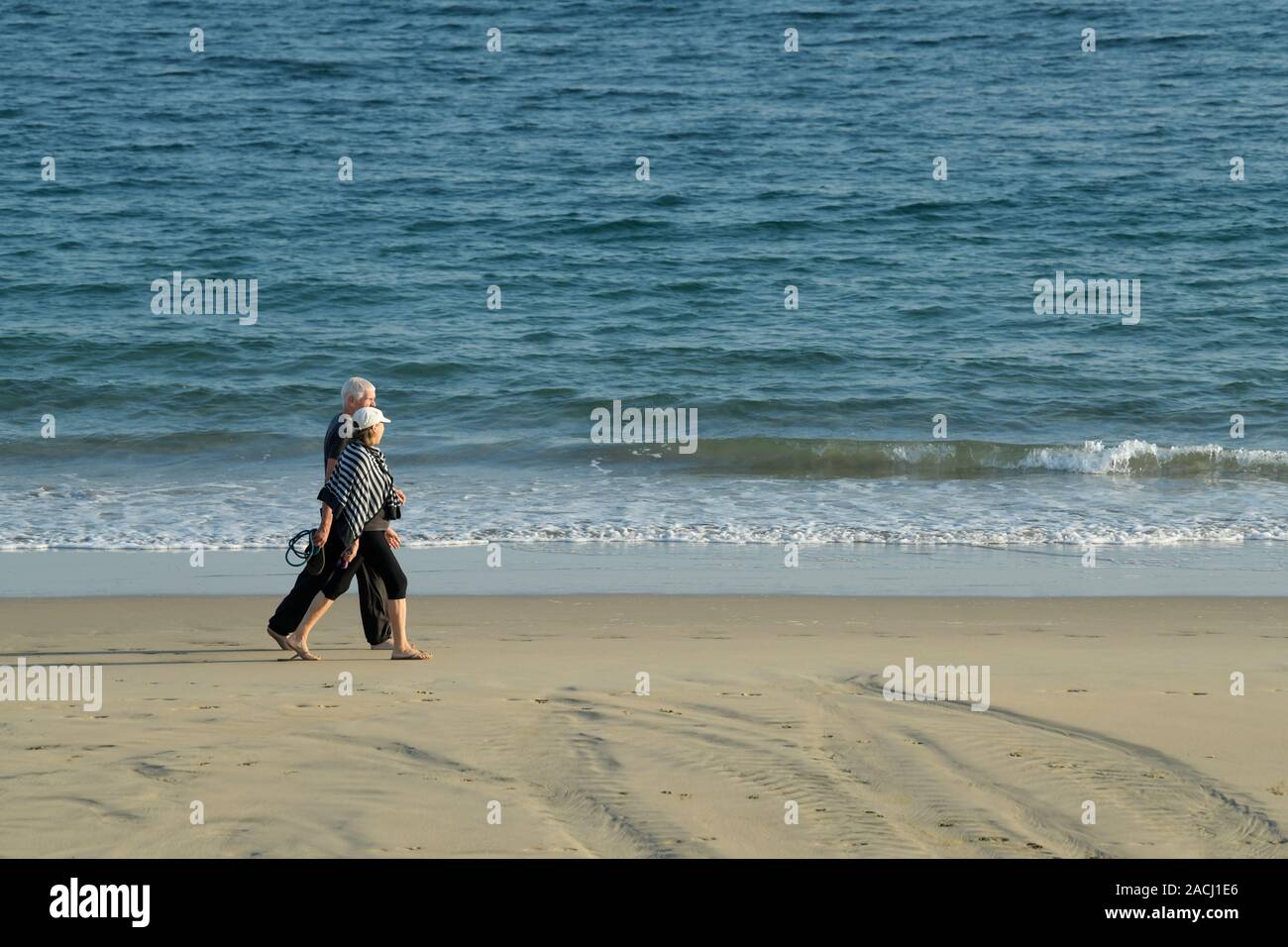 Slow motion active senior couple hi-res stock photography and images ...