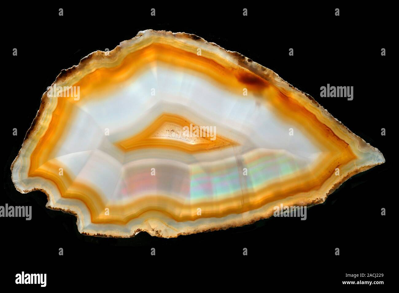 Iris agate. Iris agates are those agates that have sufficiently fine ...
