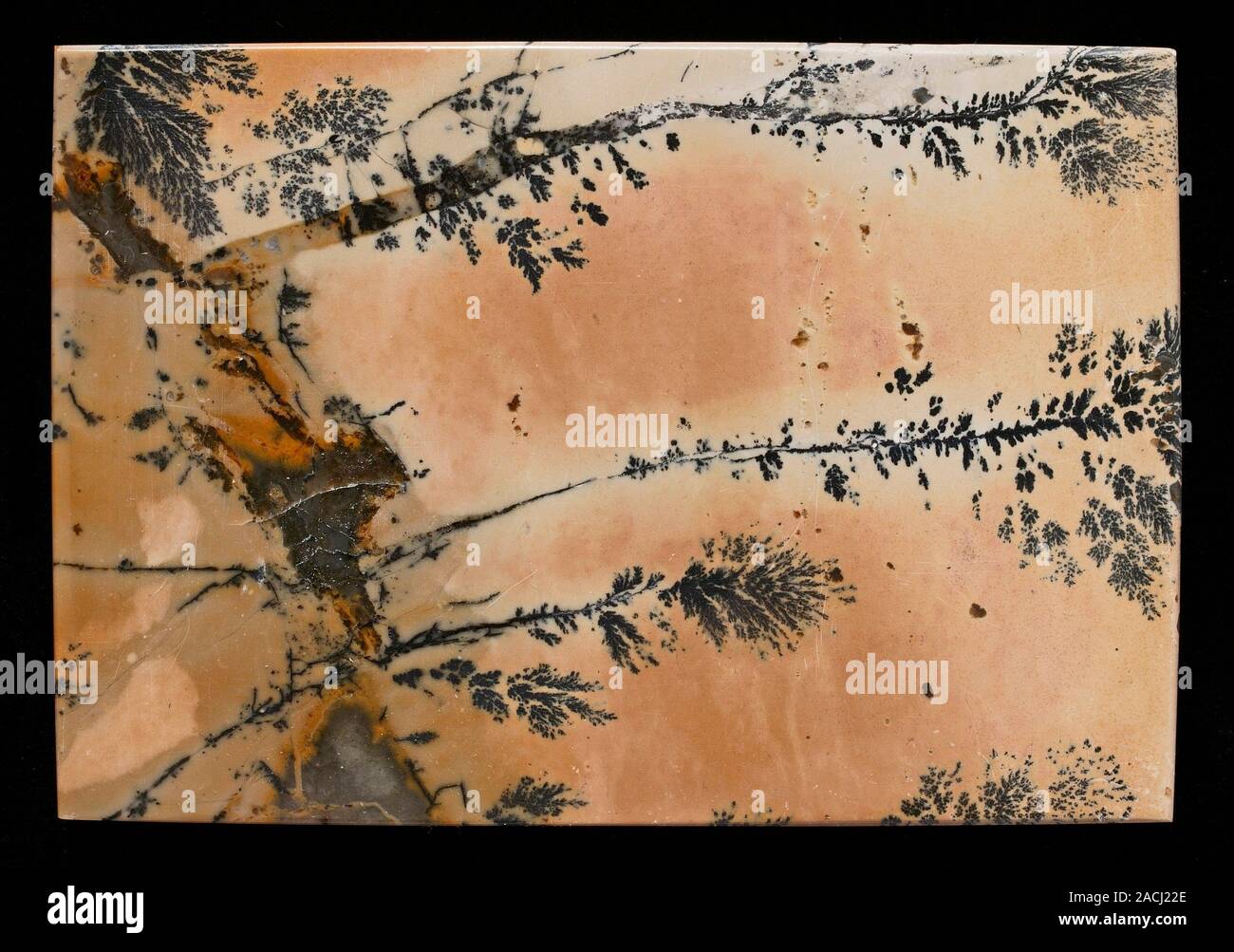 Moss agate. Agate is an aggregate of different forms of silica (SiO2 ...