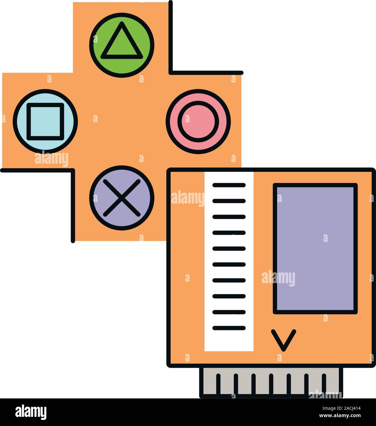 video game arrows button control Stock Vector Image & Art - Alamy