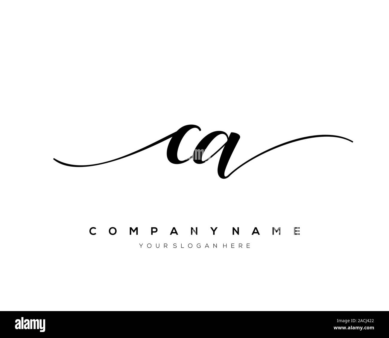 Ca logo initial Cut Out Stock Images & Pictures - Alamy