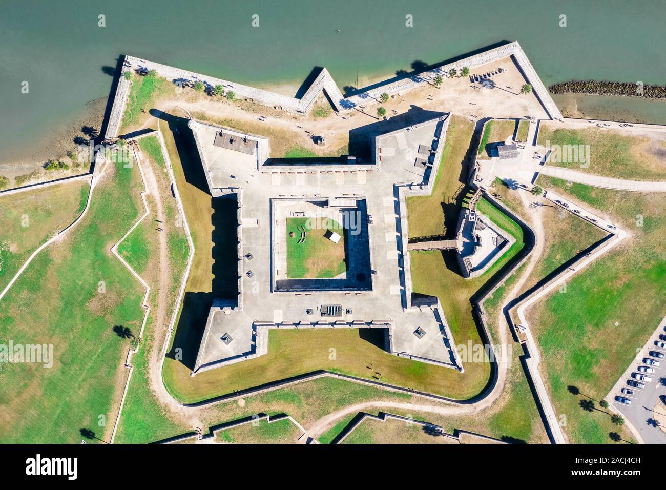 Aerial castillo de san marcos florida hi-res stock photography and ...