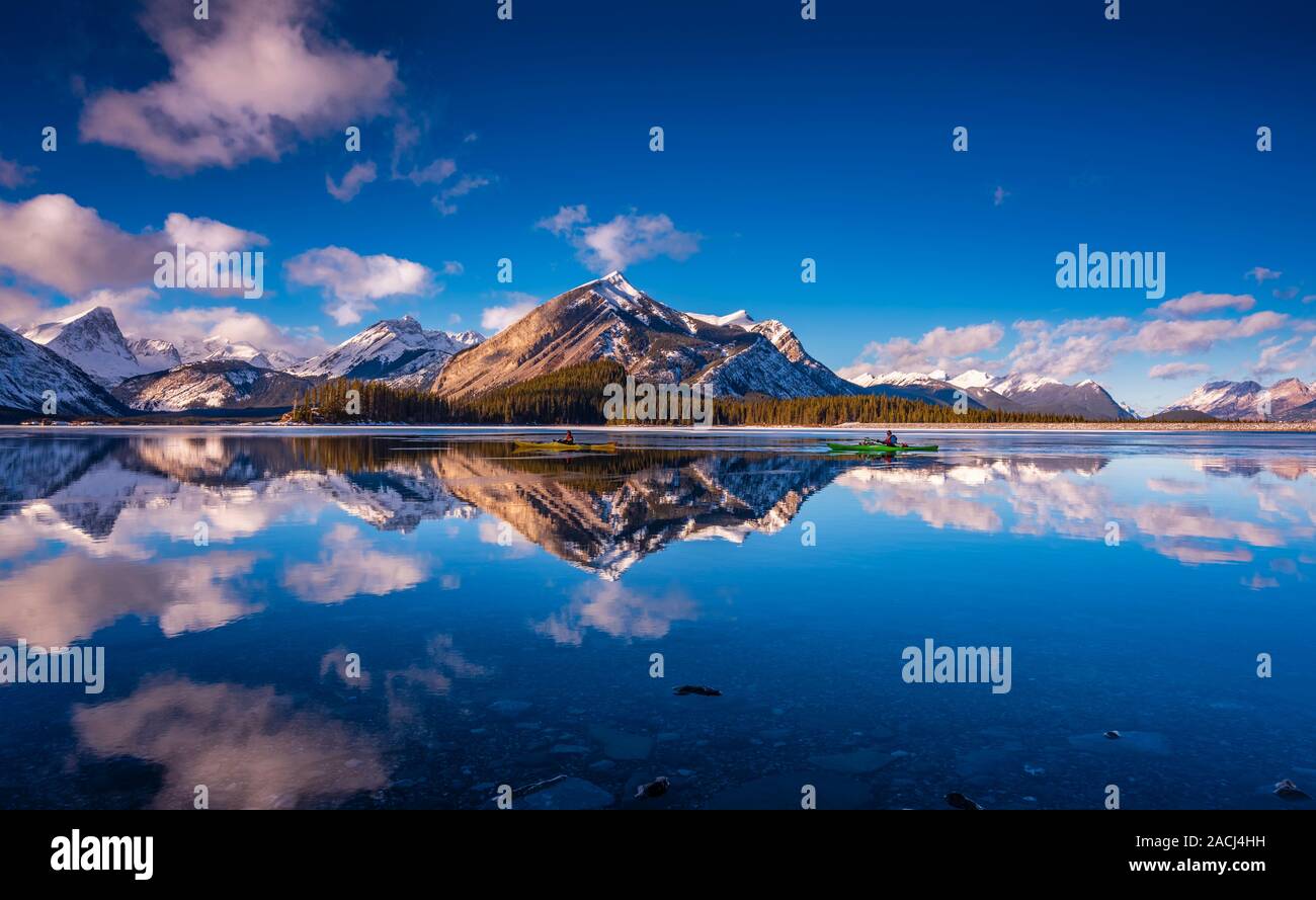 Upper Kananaskis Lake, Kananaskis, Alberta, Canada Stock Photo - Alamy