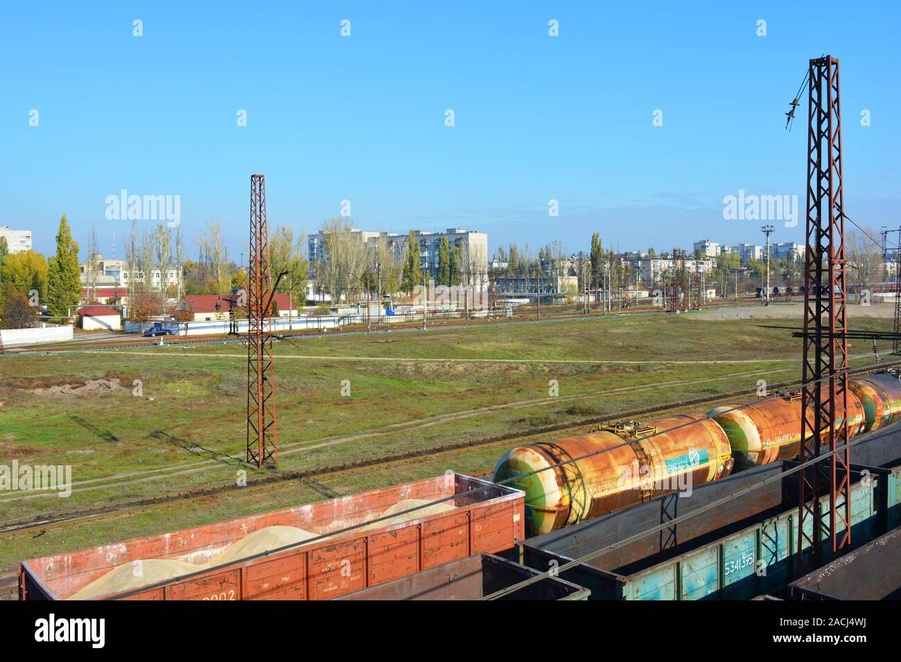 Train loaded with pipe hi-res stock photography and images - Alamy