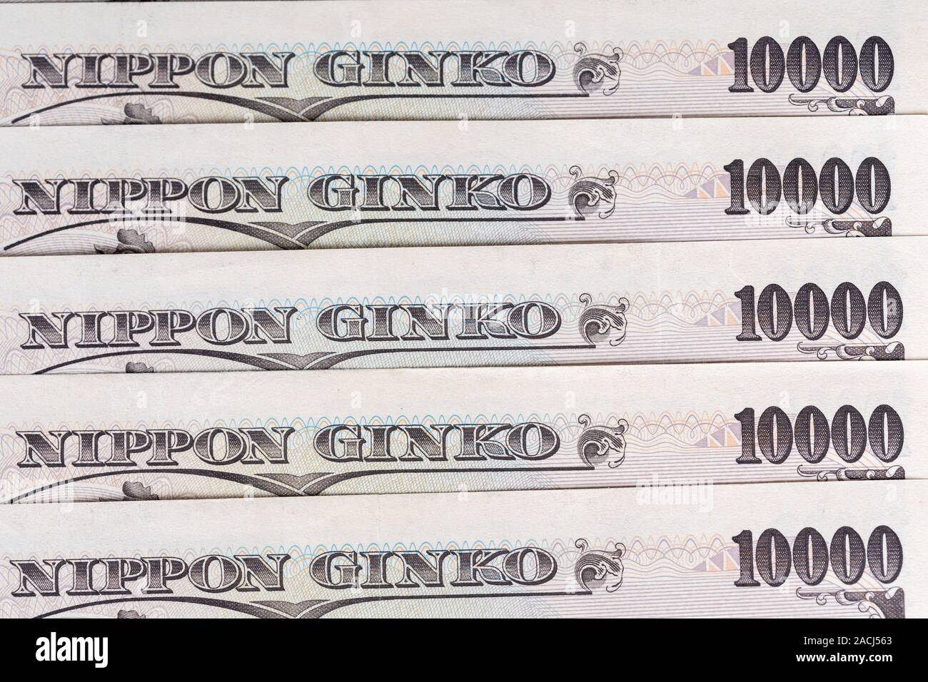 Japanese Banknote, Yen is the official currency of Japan Stock Photo ...