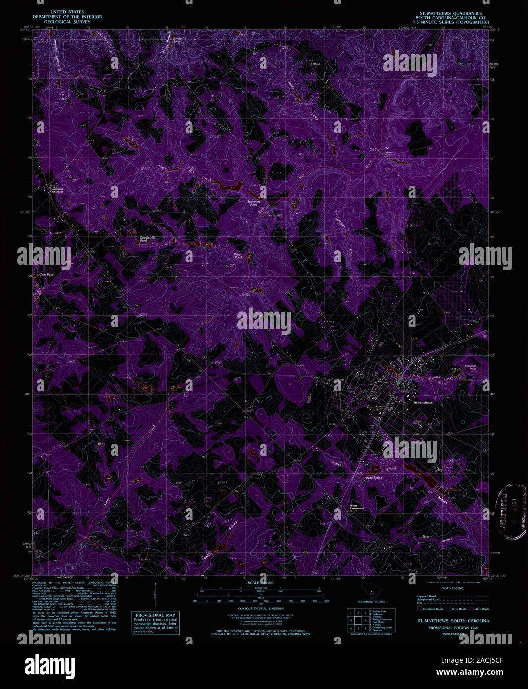 Map of st matthews hi-res stock photography and images - Alamy