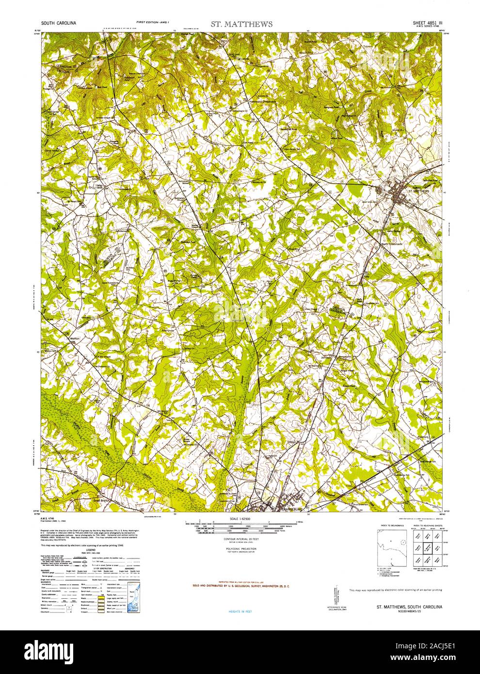 Map of st matthews Cut Out Stock Images & Pictures - Alamy