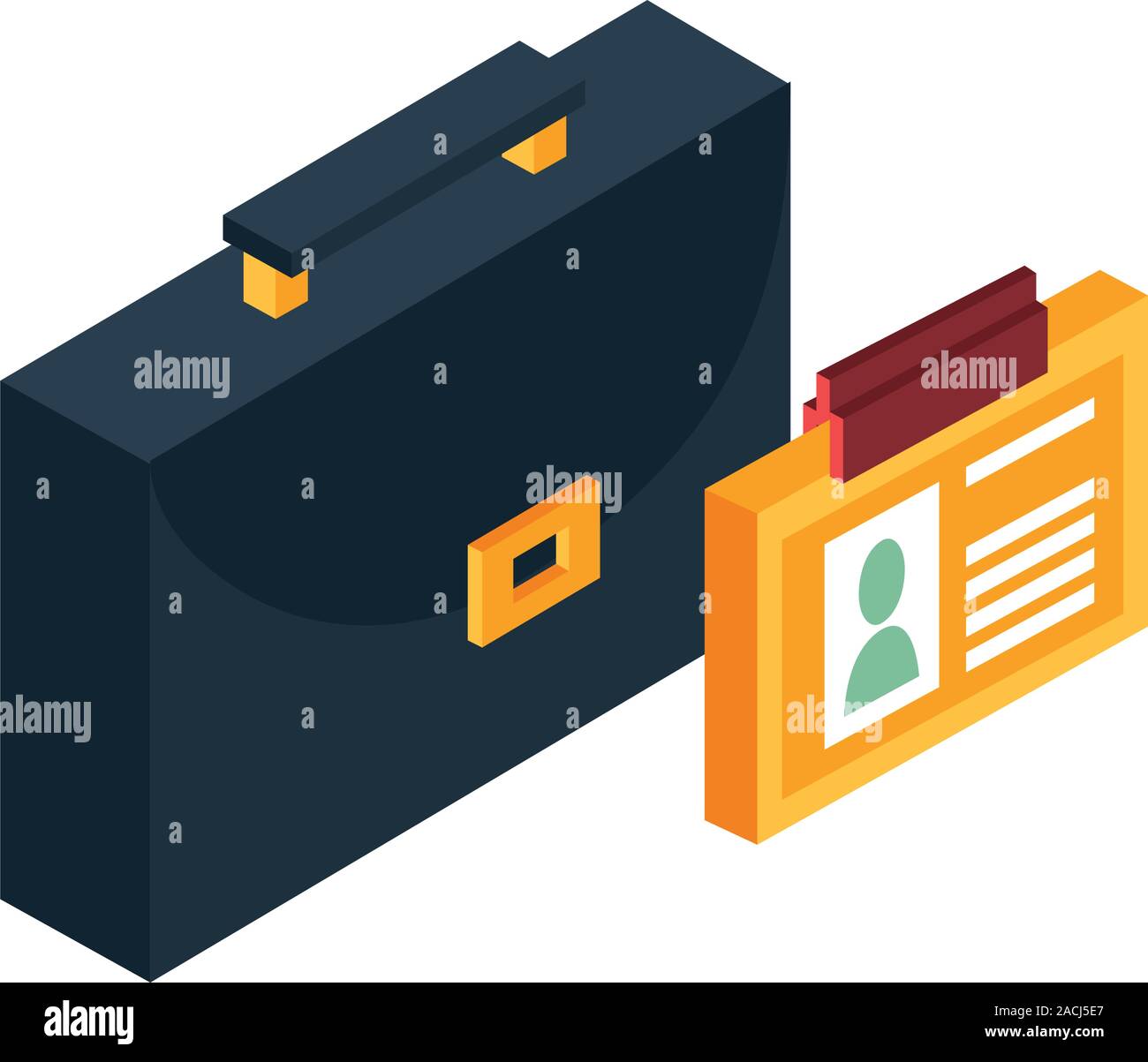 Id badge case Stock Vector Images - Alamy