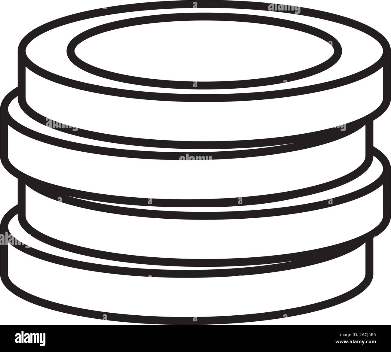 Isolated coins icon vector design Stock Vector Image & Art - Alamy